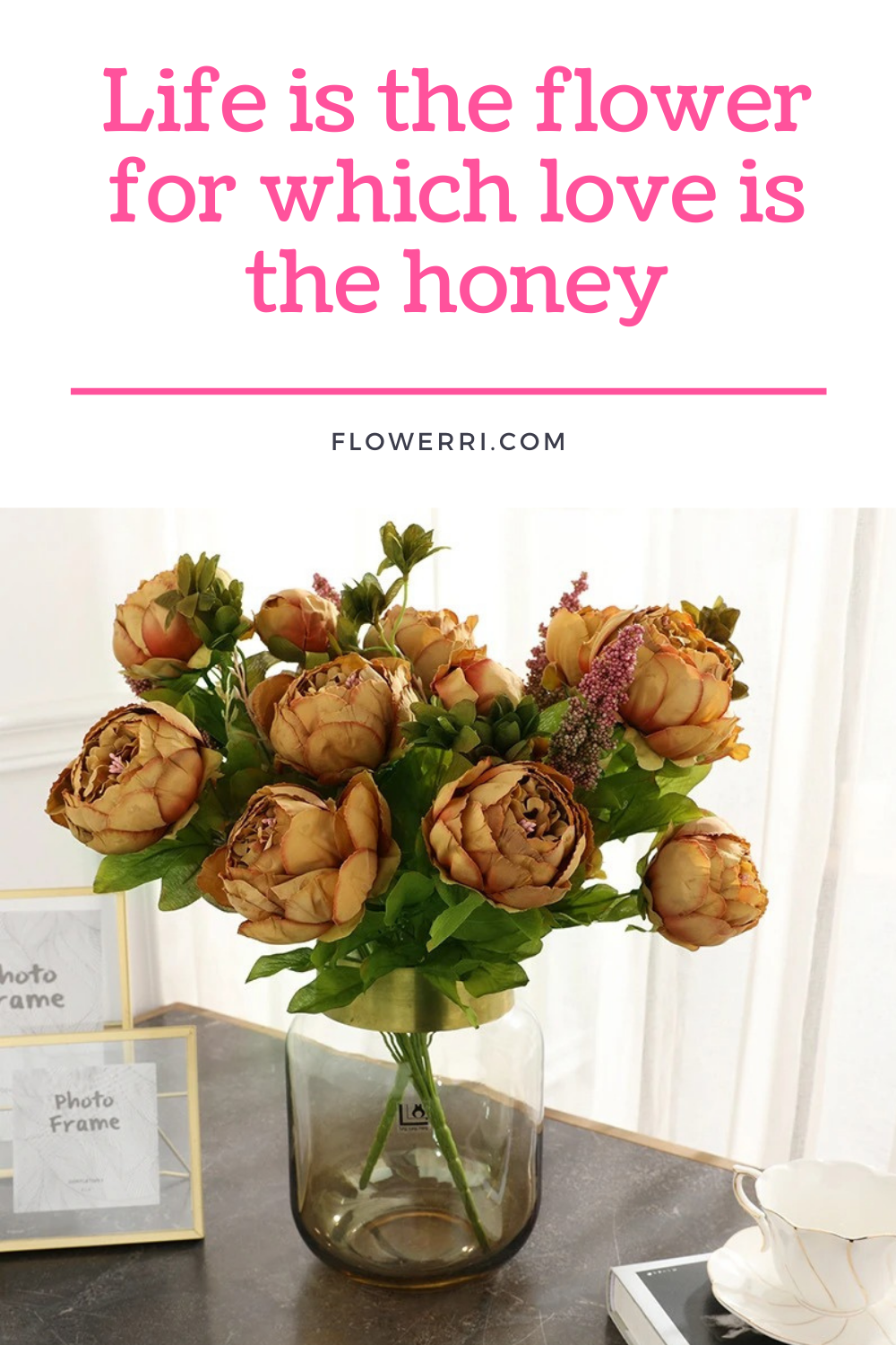 Life is the flower for which love is the honey – Flowerri.com